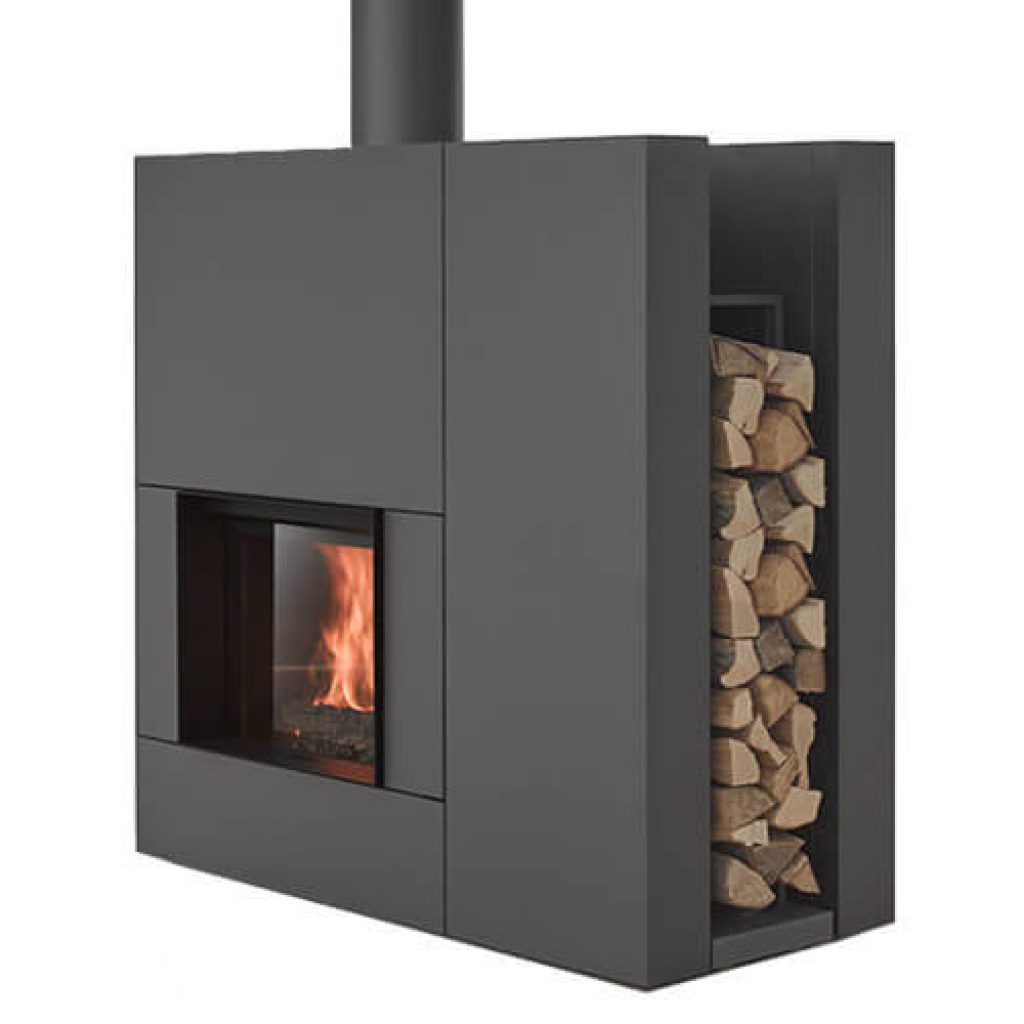 Stuv 22 Double Fronted Wood Fireplace - Tulipalo